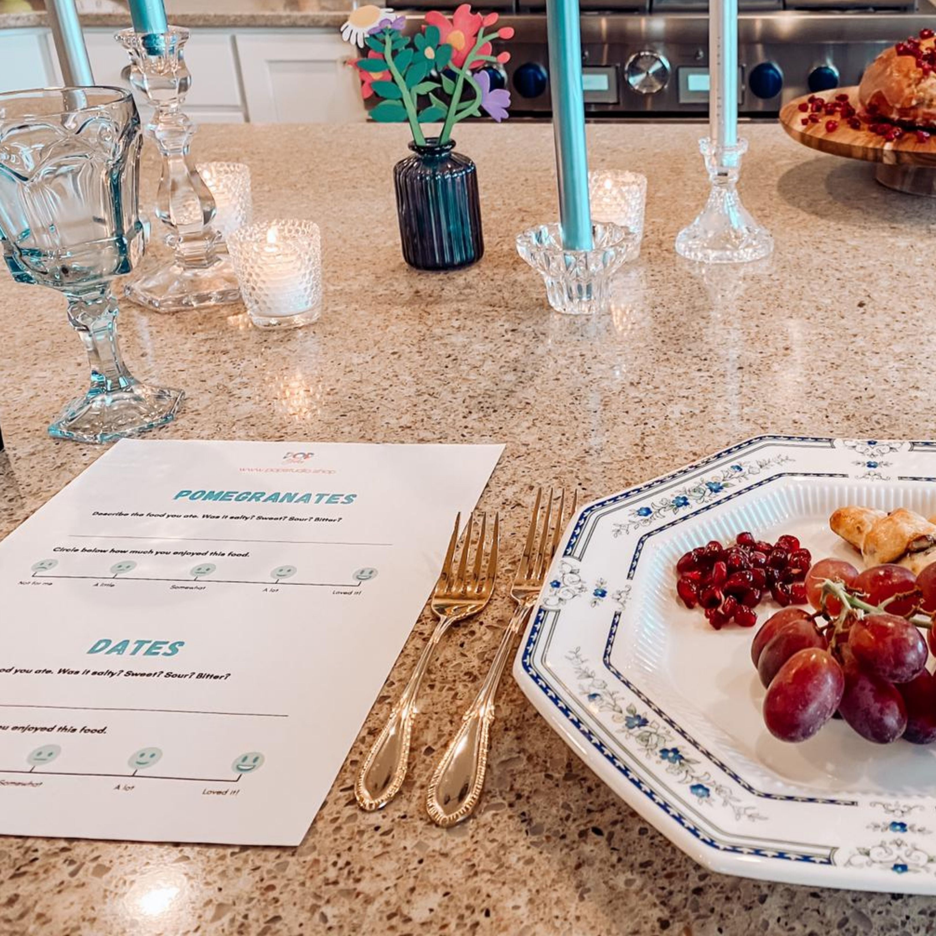 Tu B'Shvat Seven Species Taste Testing – POP Studio